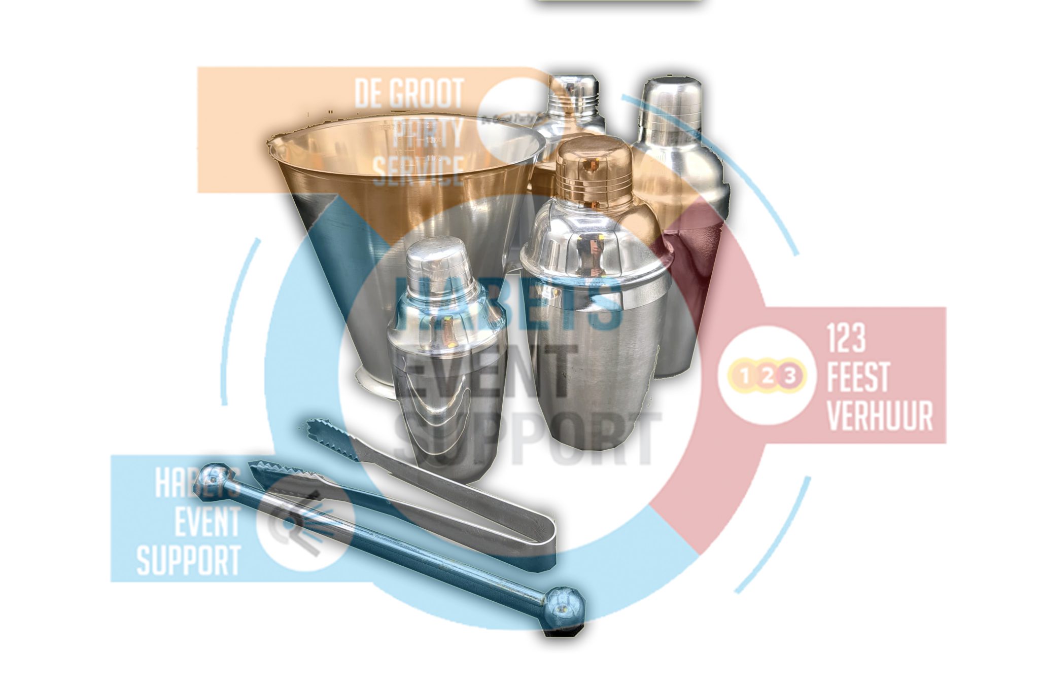 Bar Accessoires | Cocktailshaker Set - Habets Event Support