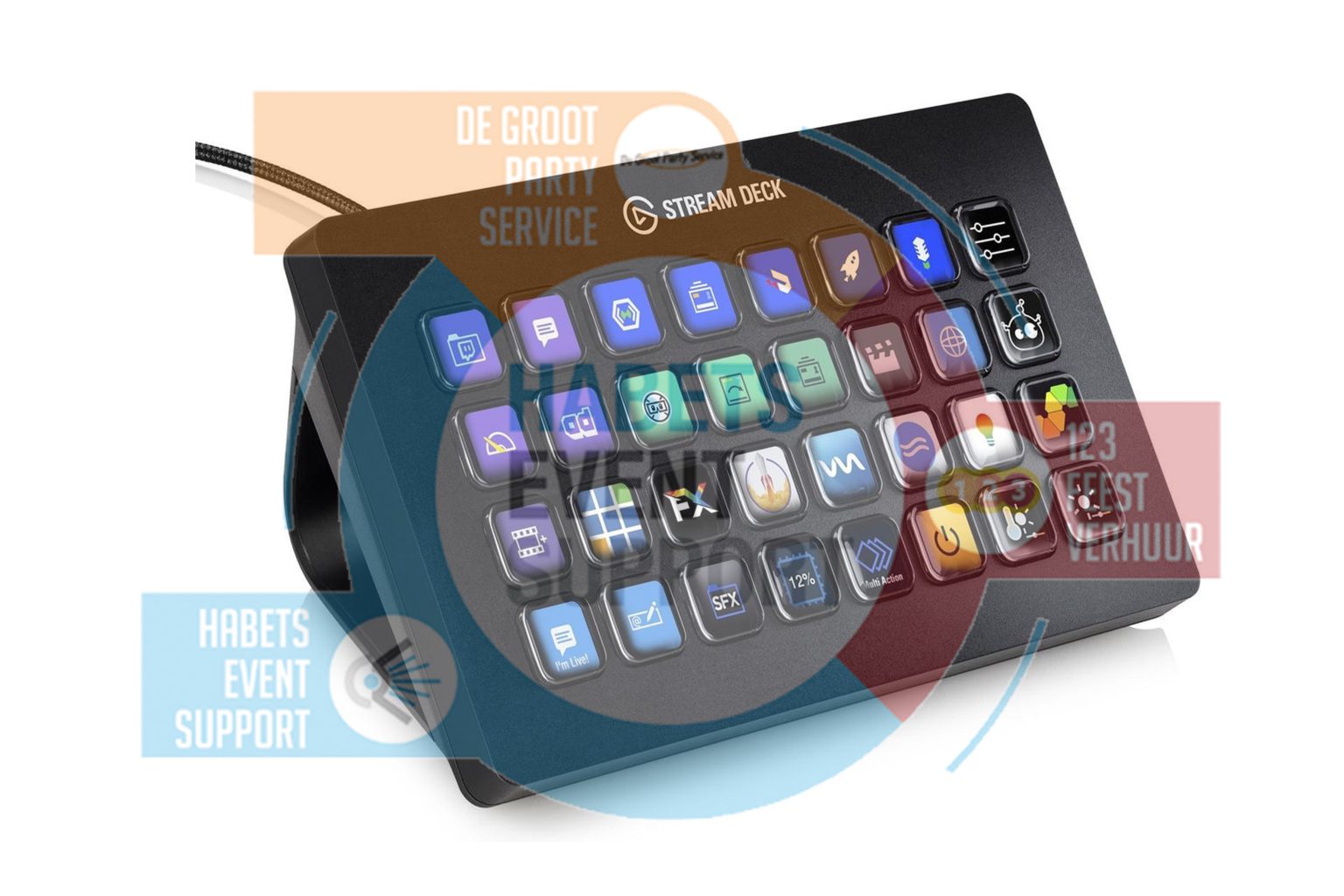 Live stream | Elgato Gaming Stream Deck XL - Habets Event Support