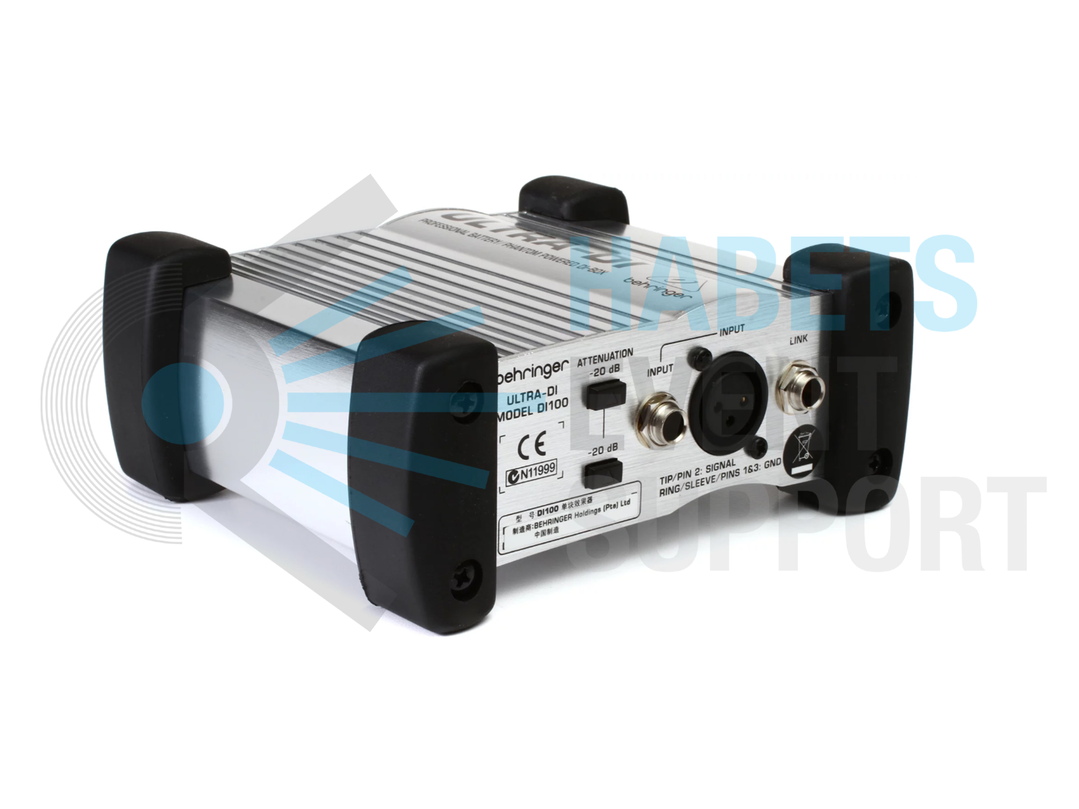 DI-box | Mono | Behringer Ultra DI - Habets Event Support