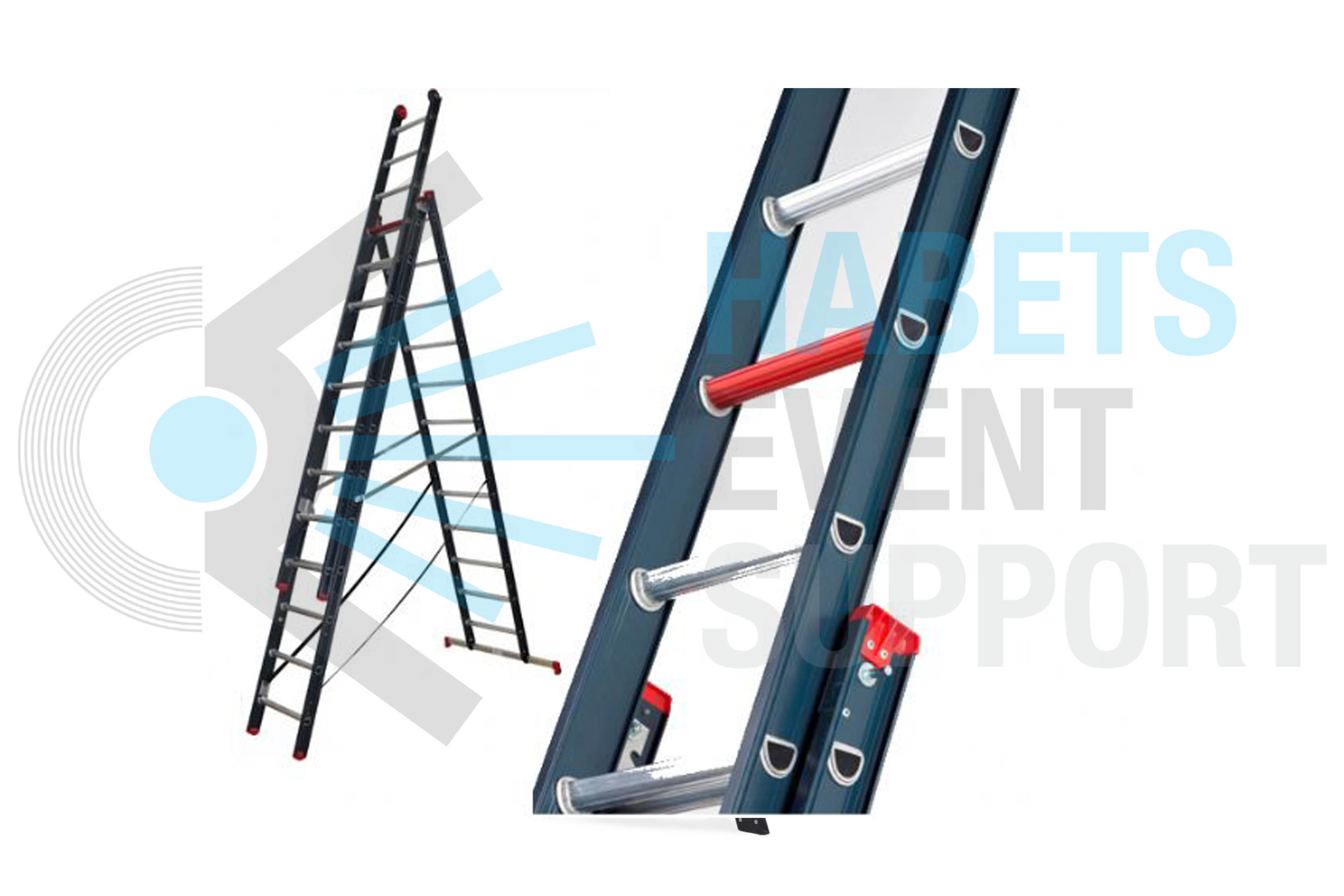 Ladder | Schuifladder | 3 delig - Habets Event Support