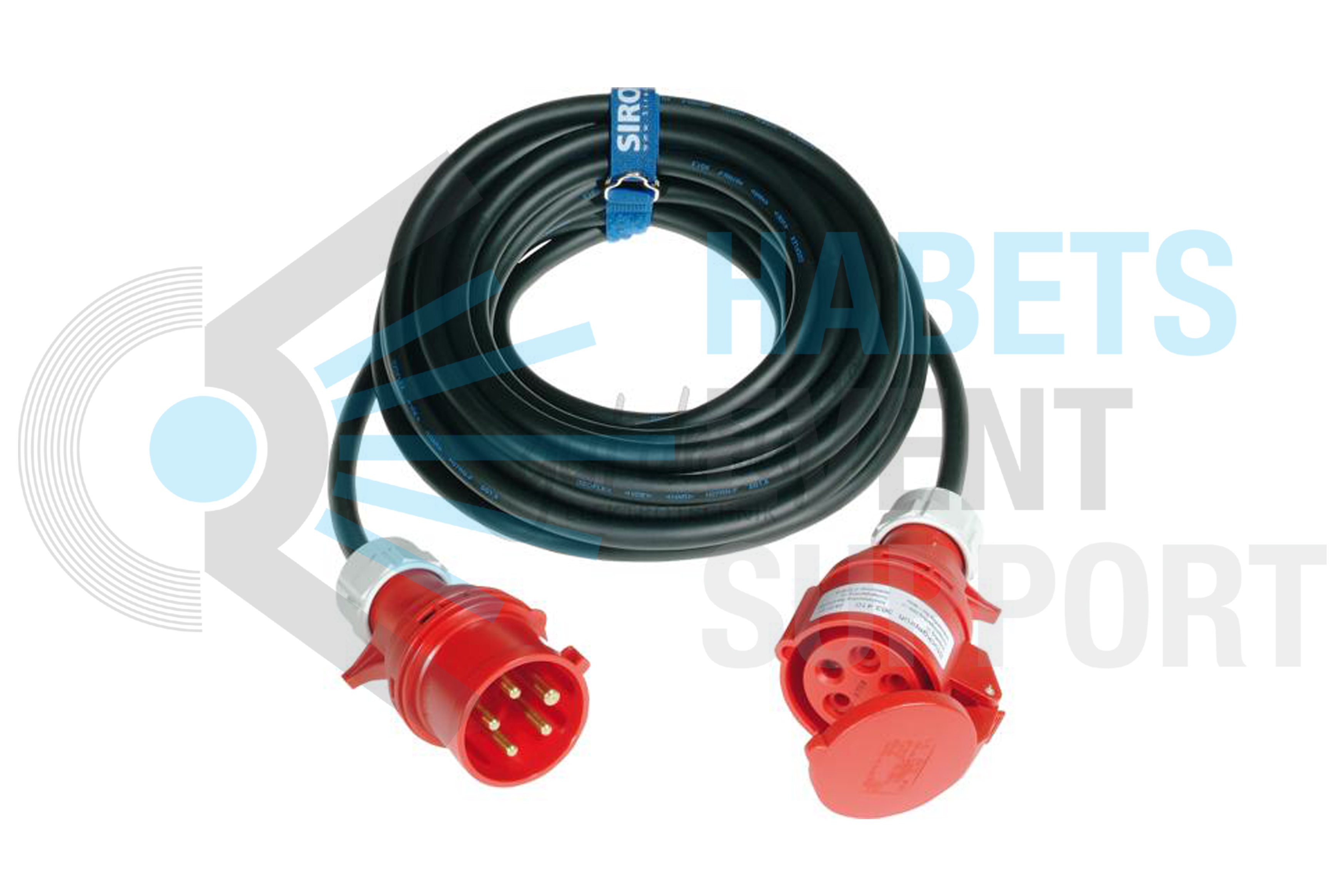 Stroomkabel 380v | 16A | 15-20 meter - Habets Event Support