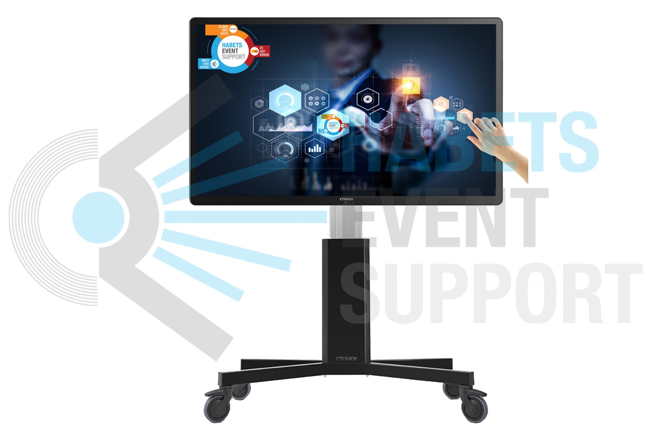 UHD LED | Smart Touch Screen 70 inch | incl. elektrisch statief ...